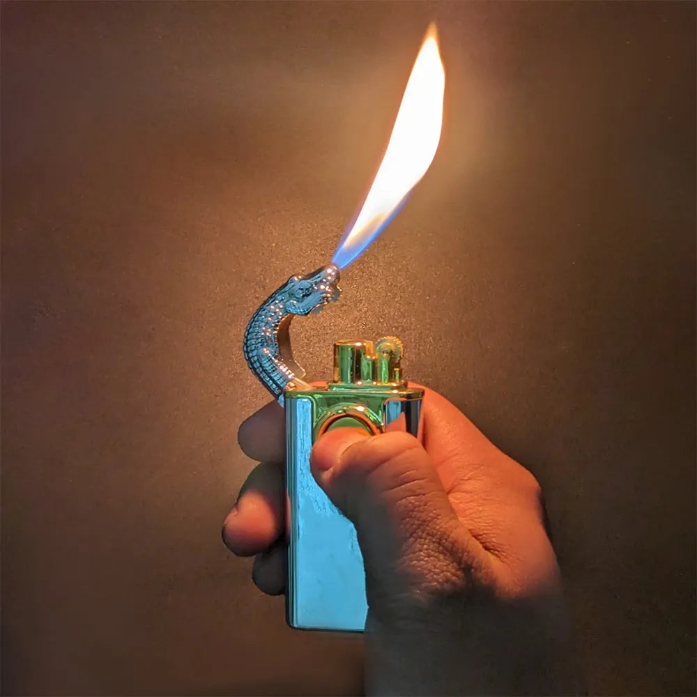 Snake Head Double Flame Lighter – Firelighters.pk