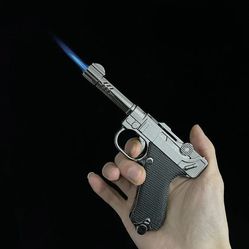 Metal Gun Lighter-High Flame-Refillable – Firelighters.pk