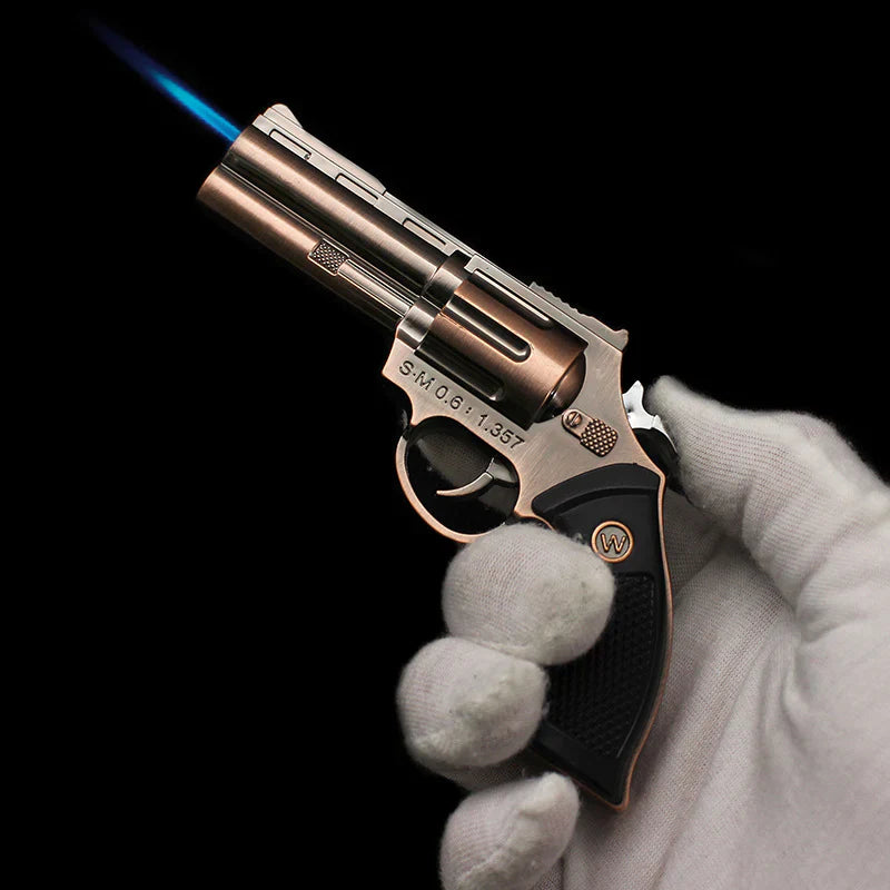 Mini Revolver Gun Lighter-Pistol Lighter – Firelighters.pk
