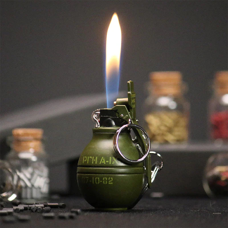 Mini Grenade Lighter-Windproof-Refillable – Firelighters.pk